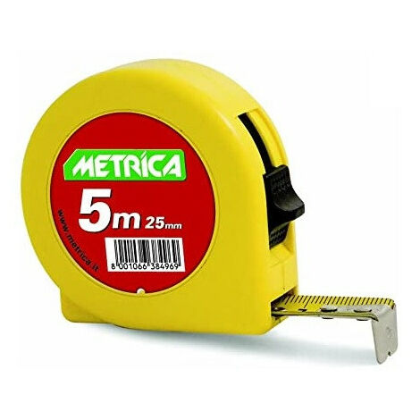 Metrica - Cinta métrica de bolsillo 5 m de ancho 25 mm - 38496