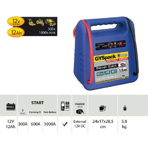 Gys - Arrancador 12V 18Ah 2 en 1 - GYSPACK 400