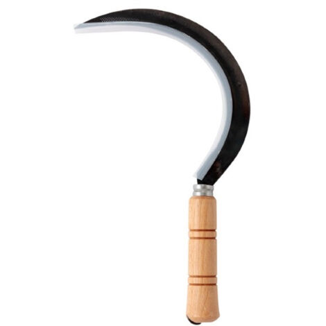 Falce dentata Leborgne 30 cm con manico in legno