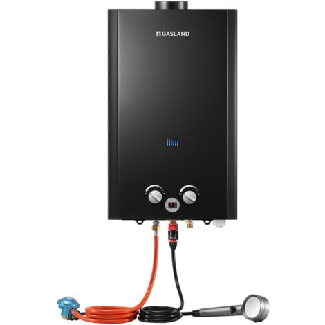 GASLAND BE422B 16L 30/37mbar Tankless Chauffe-eau instantané à gaz [Classe énergétique A+]