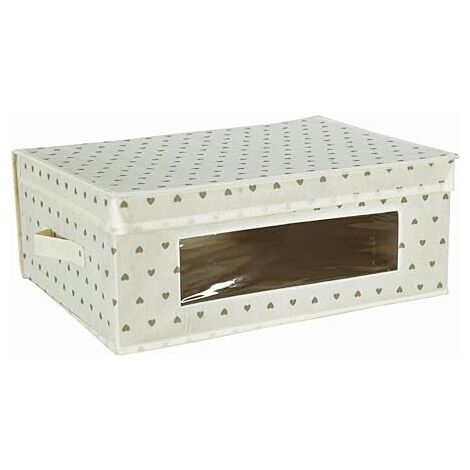 King Home KING BOX IN TNT PANNA 48x36x19h cm mit Seitengriffen und ...