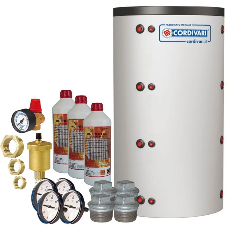 Kit ballon tampon 500 Litres pour chaudière bois