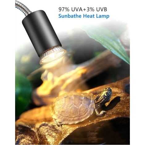 DOLASO Lampe Chauffante Tortue Lampe Chauffante Terrarium avec 2 ...