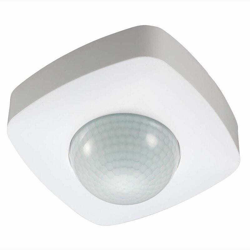 Litecraft 360° PIR Motion Sensor Square Outdoor Surface Mount Fitting ...