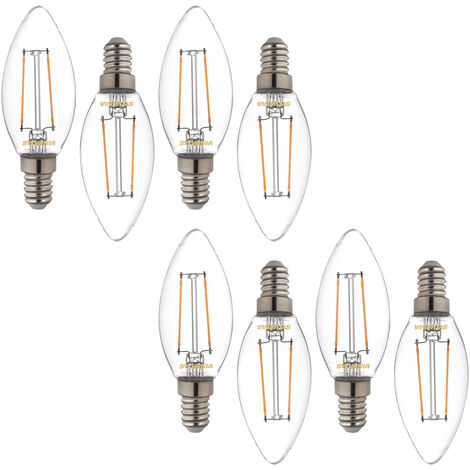 Litecraft Light Bulb 2.5W E14 Small Edison Screw Candle Warm White LED ...