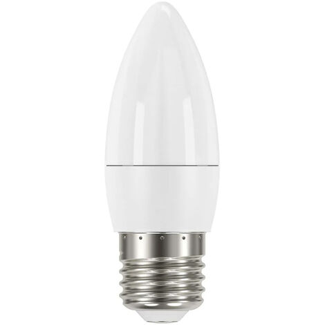 Litecraft Light Bulb 4.9 Watt E27 Edison Screw Candle Cool White LED ...