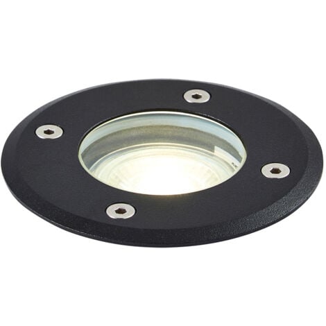 Litecraft Terra Drive Over Light Outdoor Recessed IP67 Fitting - Black