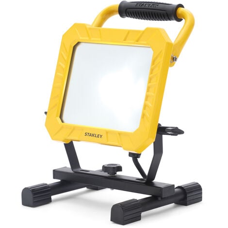 Stanley Work Light 33W Outdoor COB LED Floodlight - Black, Yellow Litecraft