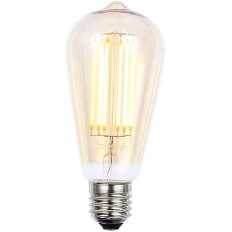 Litecraft Light Bulb E27 Edison Screw 6 Watt Teardrop Filament LED ...