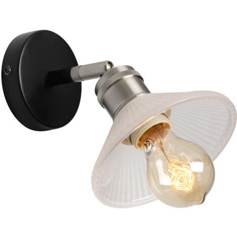 Litecraft Aya Wall Light Adjustable Arm With Frosted Glass Shade ...