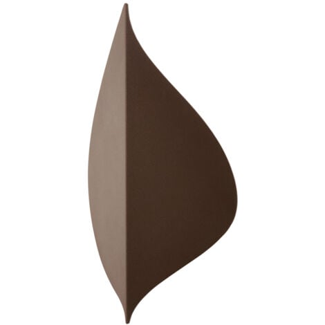 Litecraft Arow Wall Light Outdoor Leaf 12 Watt 4000K Integrated LED - Rust