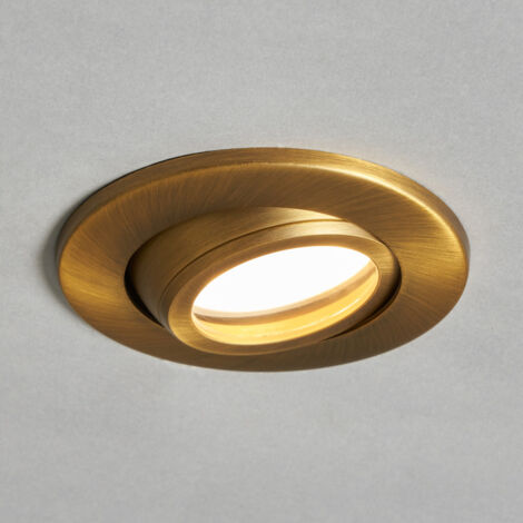 Litecraft Marlowe Fire Rated Tiltable Round IP65 Rated Recessed ...