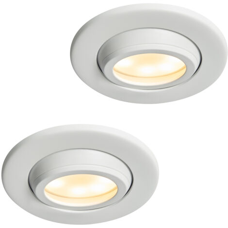 Litecraft Marlowe Fire Rated Tiltable Round IP65 Rated Recessed ...