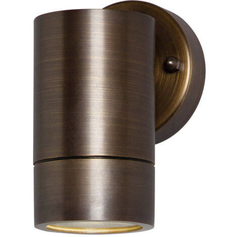 Litecraft Talon Wall Light Outdoor Up or Down IP54 Fitting - Antique Bronze