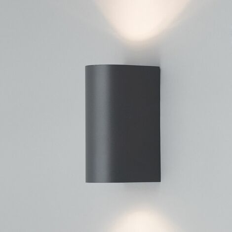 Litecraft Irwell Wall Light Outdoor Up & Down IP44 Rated Fitting - Black