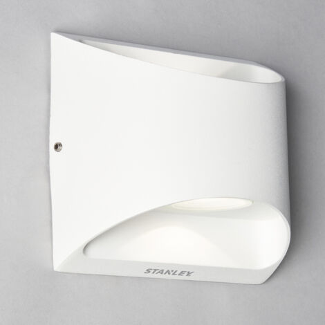 Stanley Ticino Up & Down Outdoor Wall Light Curved 6 Watt LED Fitting ...