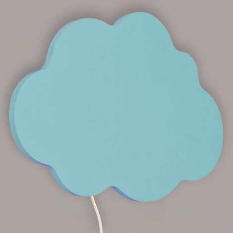 Litecraft Glow Cloud Wall Light Integrated LED Children's Lighting - Blue