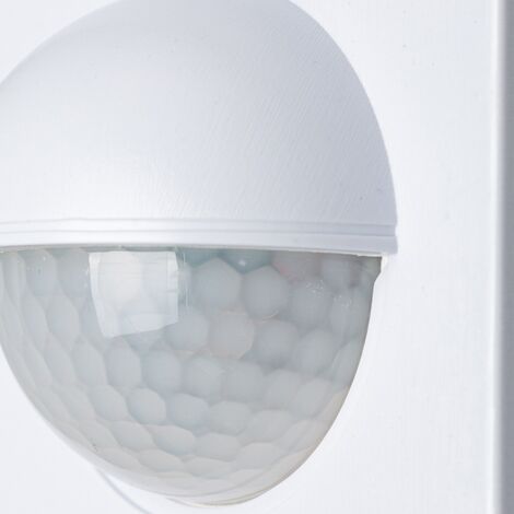 Litecraft PIR Motion Sensor IP44 Security Wall Panel Fitting - Brushed ...