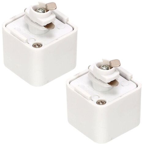 Litecraft Track Light Adapter for Single Circuit Mains Fitting in White ...