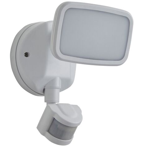 Litecraft Alma Single Floodlight LED Outdoor Fitting With PIR Sensor ...