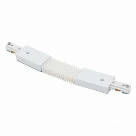 Litecraft Flexible Single Live Connector For Track Light Circuit Mains ...