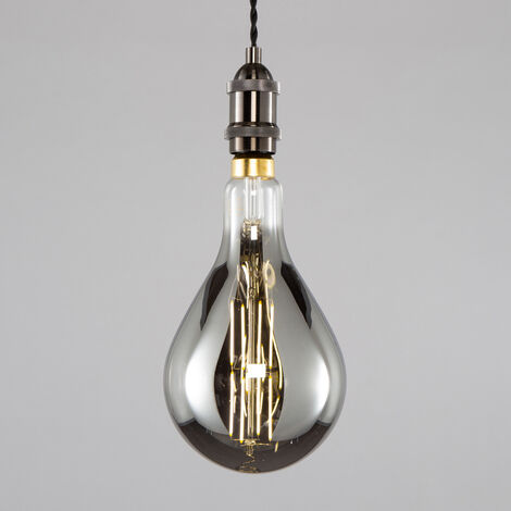 Litecraft Light Bulb E27 Edison Screw LED Filament Oversized Pear Lamp ...