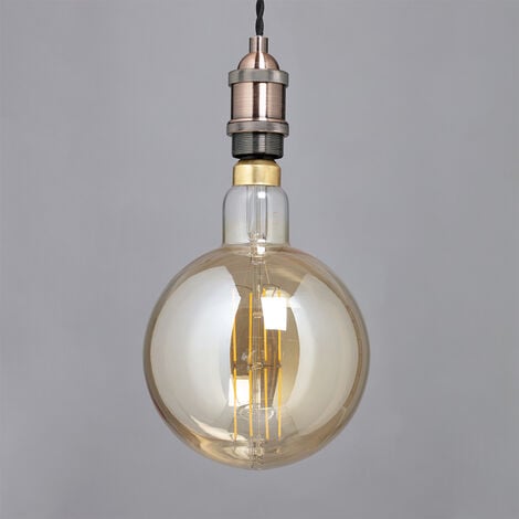 Litecraft Light Bulb E27 Edison Screw Oversized 6W Filament LED Fitting ...