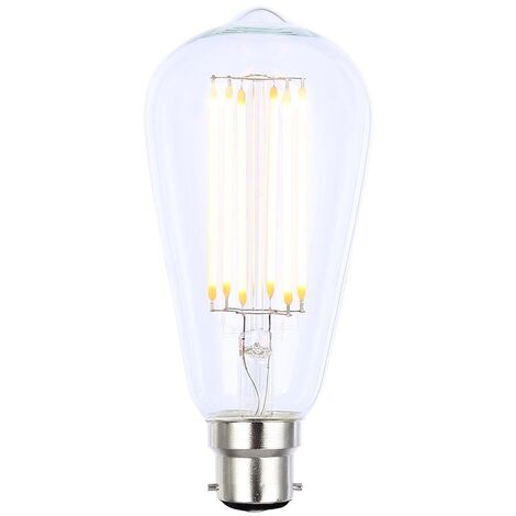 Litecraft Light Bulb 6W B22 Bayonet Cap LED Filament Teardrop Fitting ...