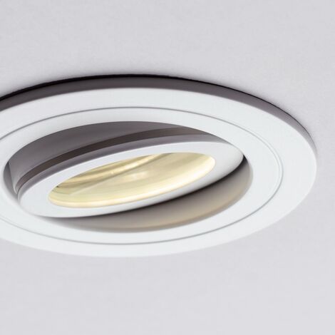 Litecraft Recessed Downlights Tiltable Bathroom IP65 Spotlights In ...