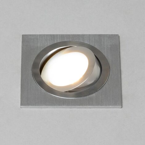 Litecraft Evra Recessed Downlight Square Tiltable Ceiling Spotlight ...