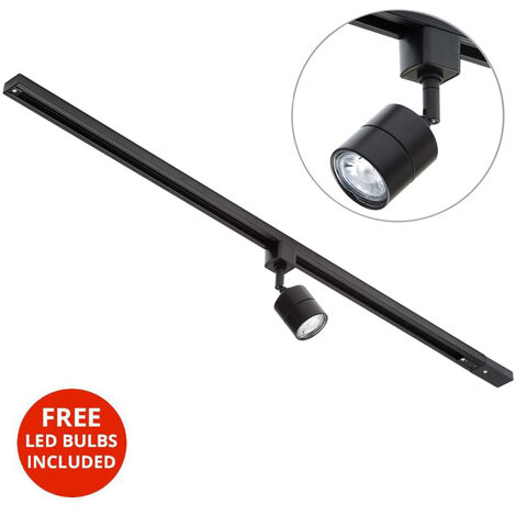 Litecraft 1 Metre Kitchen Track Light With 1 Soho Fixture & LED Bulb ...