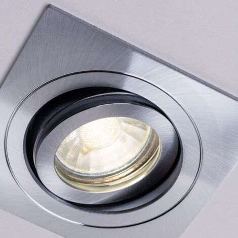 Litecraft Recessed Downlights Tiltable Circular Spotlights in Satin ...