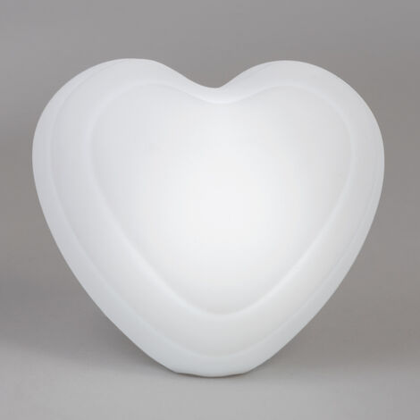 Litecraft Glow Heart Wall Light LED Children's Night Light - Colour ...