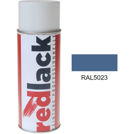 Aérosol de peinture – RAL 5023 Bleu distant – Mat – multisupport – Redlack