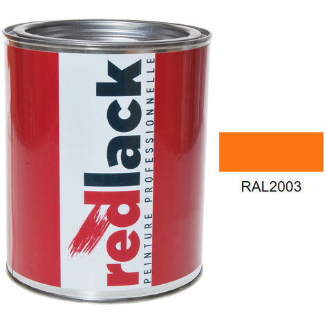 Pot 1L Peinture – RAL 2003 – Orangé pastel – Brillant – multisupport ...