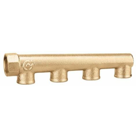 Collettore semplice e cieco derivazioni femmina 3/4" 2 derivazioni Caleffi 598522 3/4” - 2