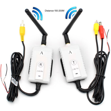 Kit éMetteur et RéCepteur Sans pour CaméRa de VéHicule Camion 2,4 Ghz ...