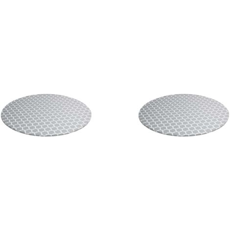2X Nappe Ronde avec Bord élastique en PVC étanche à L' et L'épreuve Des ...