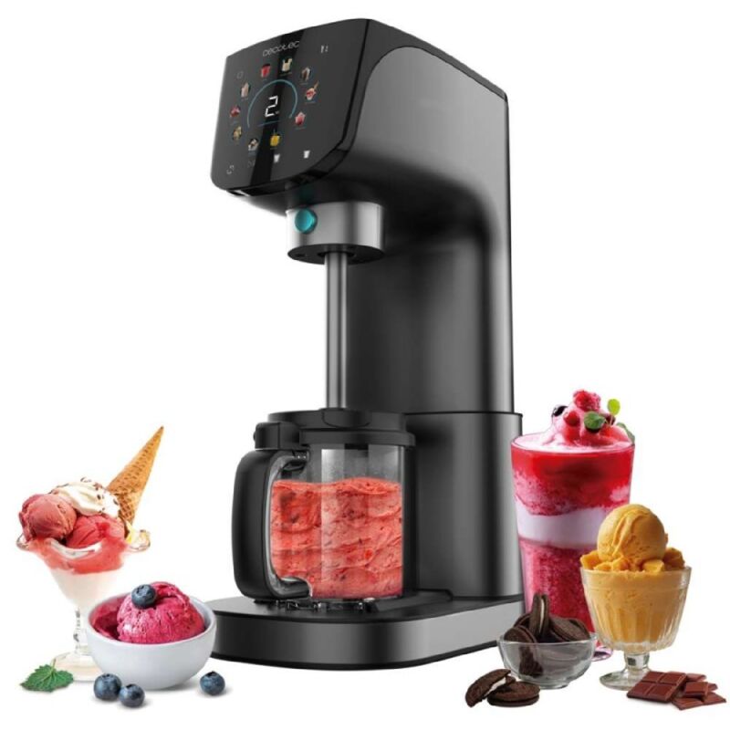 Cecotec Heladera Multifunci n M quina De Hacer Helados Gelatec 2100 500W