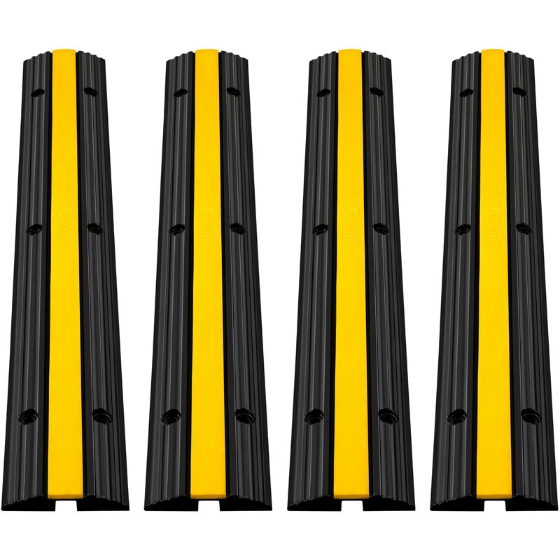 VEVOR Rampe de Protection Cable Exterieur 4 pcs 18,000 lbs Rampe de ...