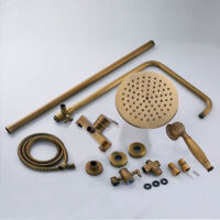 Colonne de Douche Rétro Vintage Système de Douche Or avec Douchette ...