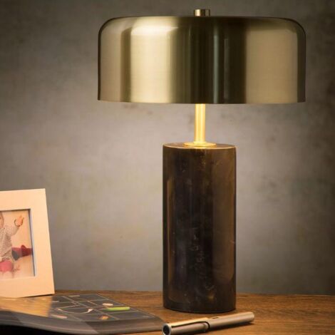 MIRASOL Lampe de tab.-Noir-Ø25