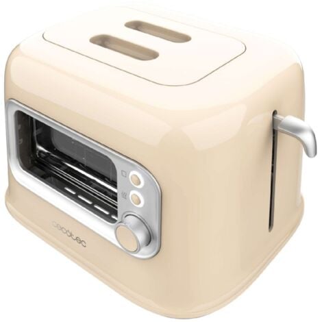 Cecotec Vertikale Toaster RetroVision Beige