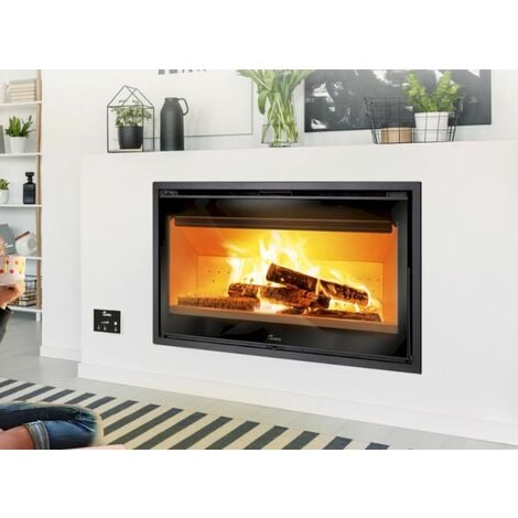 BRICOSOL ESTUFA DE LEÑA INSERTABLE LACUNZA MODELO LOIRE 1000.