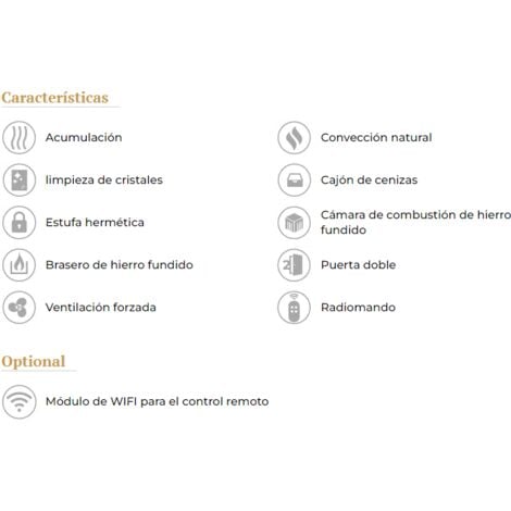 ESTUFA PELLET MONTEGAN MODELO AC11 CORTEN