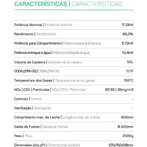 INSERTABLES CALEFACTORES MEKKA MODELO HIDRO