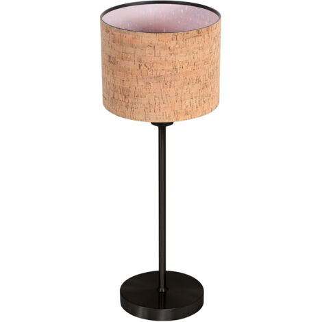 Anne Lighting - lampe de table - Noor - naturel noir - métal