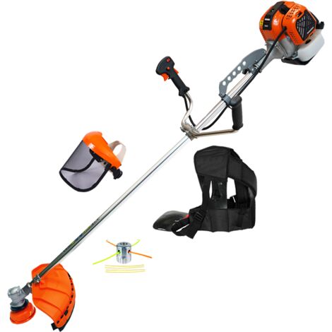 Decespugliatore a Benzina 58cc Manubrio da 32mm + Visiera + Imbracatura ...