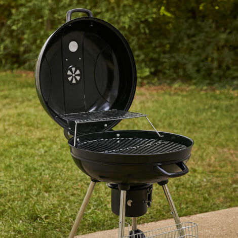 BBQ-Toro barbecue a sfera Birch 57 cm BBQ barbecue a carbone, carrello ...