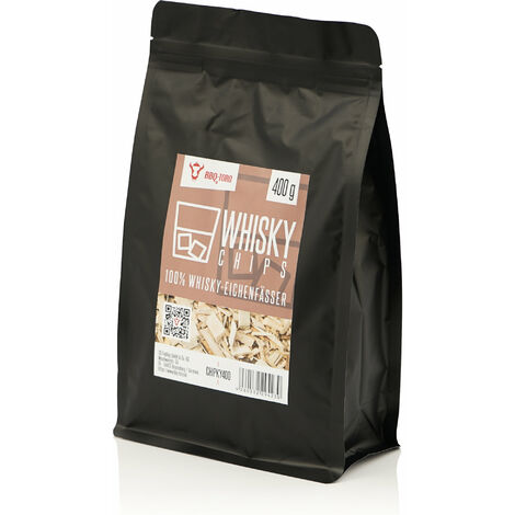 BBQ-Toro Whisky Smoker Chips 800 g ricavato da botti di rovere 100% whisky